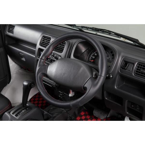 DA52V/DA62V エブリィ 純正交換 ステアリング ALLレザー/赤ステ : シャイニングパーツ3号店 - 通販 - Yahoo!ショッピング