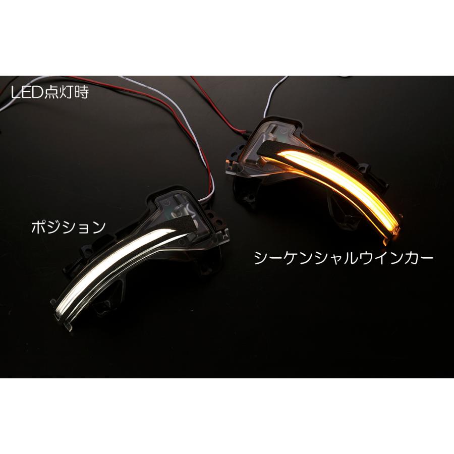 ヴェゼル クリア DG5 WR-V RV3/RV4/RV5/RV6 シーケンシャル LED ウインカーミラー オープニング付き/ポジション/ホワイト/ミラー : シャイニングパーツ3号店 ...