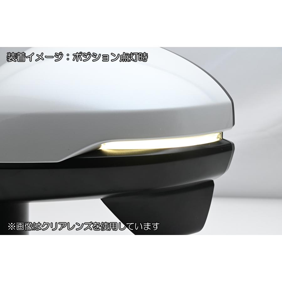 ヴェゼル クリア DG5 WR-V RV3/RV4/RV5/RV6 シーケンシャル LED ウインカーミラー オープニング付き/ポジション/ホワイト/ミラー : シャイニングパーツ3号店 ...