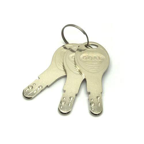 D-TX34-33 ゴール GOAL 2個同一 D9シリンダー シリンダー錠 キー6本付 シルバー色 : s-b086gprmv1-20240831 : Shining Today - 通販 ...