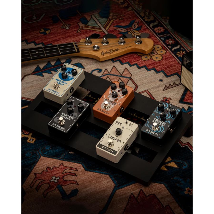 STRICH ギターペダルボード アルミ合金 0.55kg 超軽量 エフェクターボード 38x22cm キャリーバッグ付 MINI 15+ : Shining Today - 通販 ...