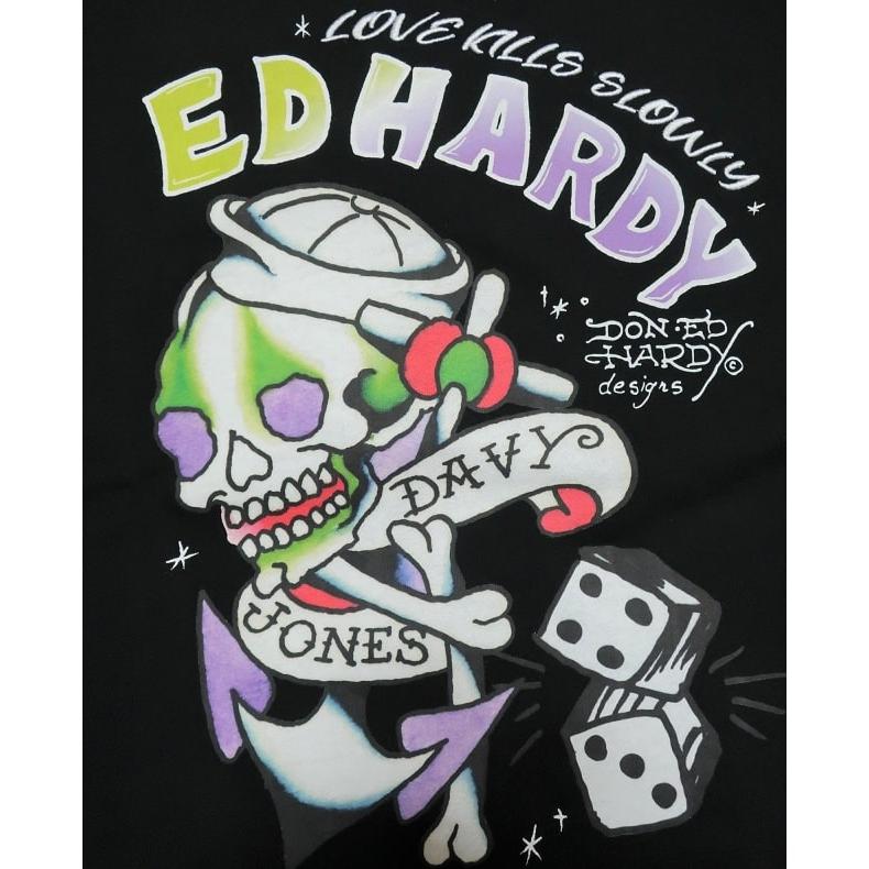 Ed Hardy（エド・ハーディー） トレーナー メンズ スカル/ドクロ/ボーン/骨/サイコロ 長袖 オーバーサイズ : シンキロウ ...