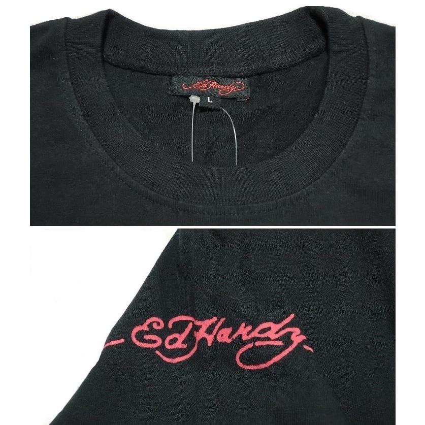 エドハーディー ed hardy Tシャツ スカルtシャツ メンズ イーグル/ハート tシャツ プリント 半袖 正規ライセンス :ED263 ...