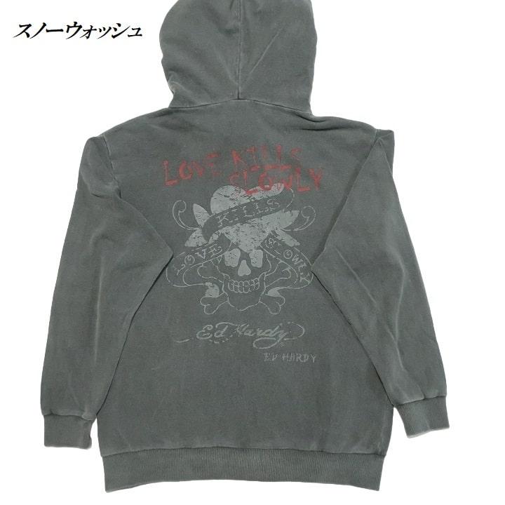 Ed Hardy エドハーディー ed hardy ジップ パーカー 長袖 スカル Ed Hardy エドハーディー ed hardy ジップ パーカー 長袖 スカル