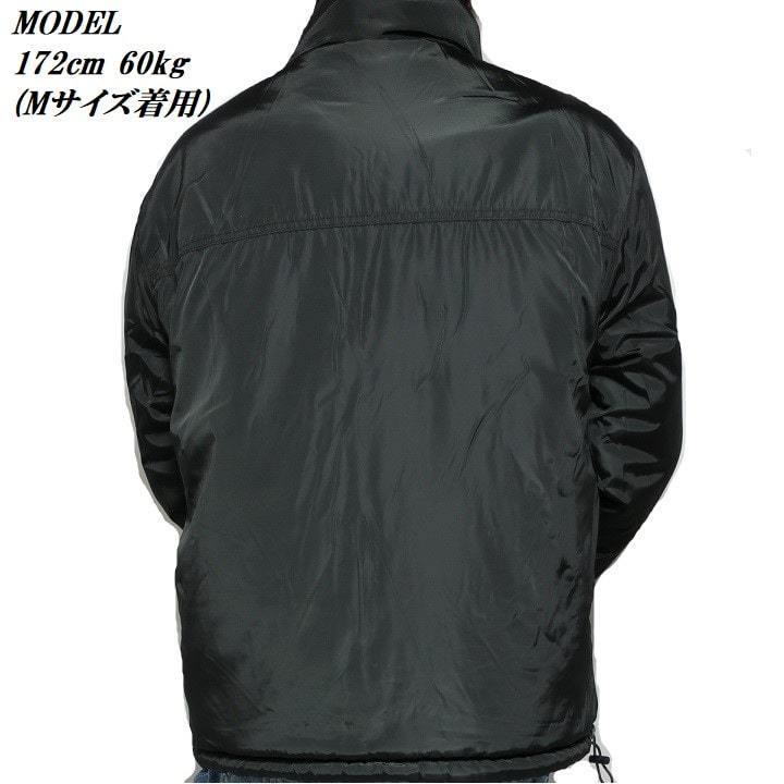 リバーシブル/中綿ジャケット ペイズリー バンダナ柄 X無地 スタンドJKT ワイドサイズ 服 メンズ アウター 通販 M-XL :OUT74 ...