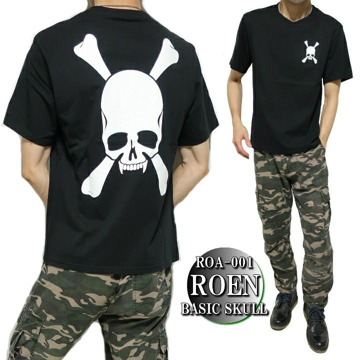 Roen ROEN/ロエン Tシャツ 服 芸能人 メンズ 半袖 バック/ビッグ Roen ROEN/ロエン Tシャツ 服 芸能人 メンズ 半袖 バック/ビッグ