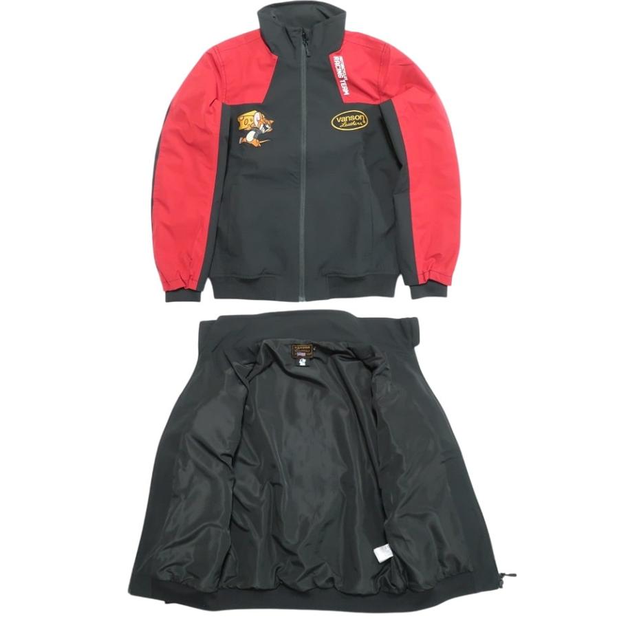 VANSON（バンソン） トムとジェリー コラボ 刺繍 3層 ストレッチ