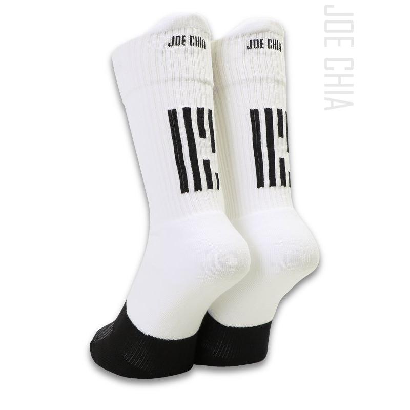 JOE CHIA【ジョーチア】MISMATCHED CALF HIGH PREMIUM COTTON SOCKS / WHITE @3400 : jc-mc-hpcs-wht ...