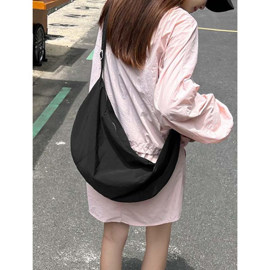 ショルダーバッグ メンズ レディース 軽量 ポケット たくさん ナイロン サイド ファスナー付き a4 a4サイズ バッグ 鞄 ショルダー ボディバッグ 斜め掛け 肩掛け : Shiro ...