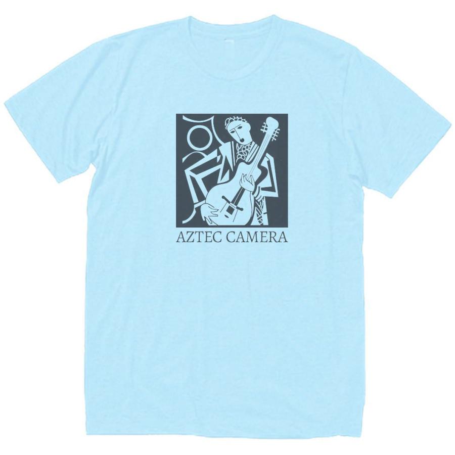 アズテック カメラ Aztec Camera 音楽Tシャツ ロックTシャツ バンドTシャツ ライトブルー : SHINSEITECH - 通販 ...