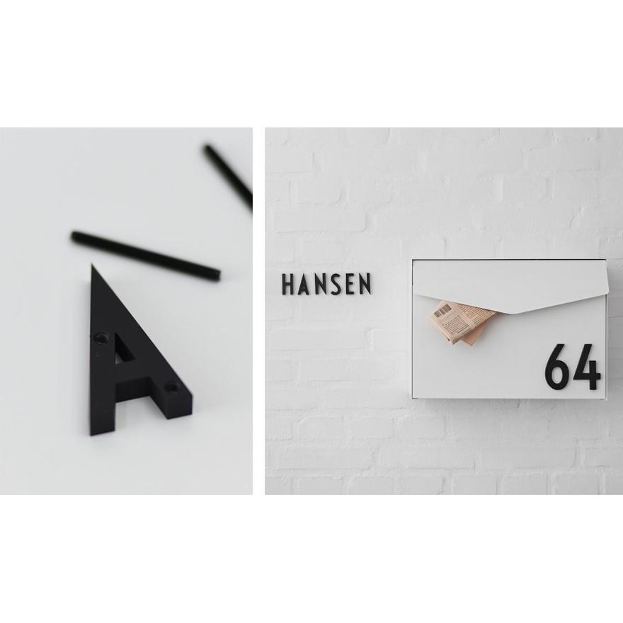 DESIGN LETTERS Architect Letters/Numbers ディスプレー専用 Mounting Plate 70× ...