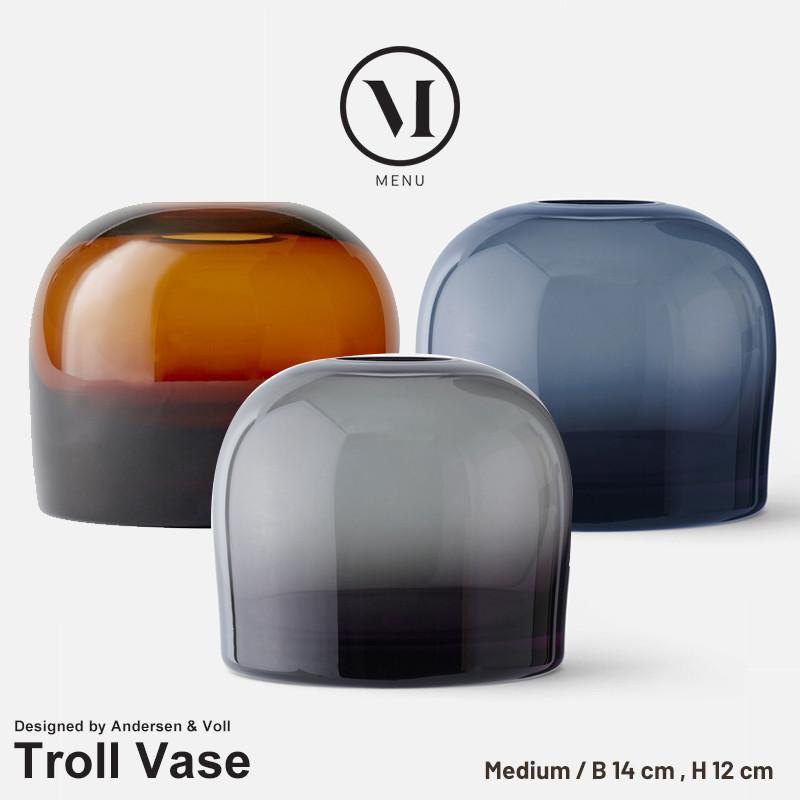 menu メニュー Troll Vase トロールベース M メニュー デザイン Andersen & Voll 花瓶 フラワーベース 水差し ...