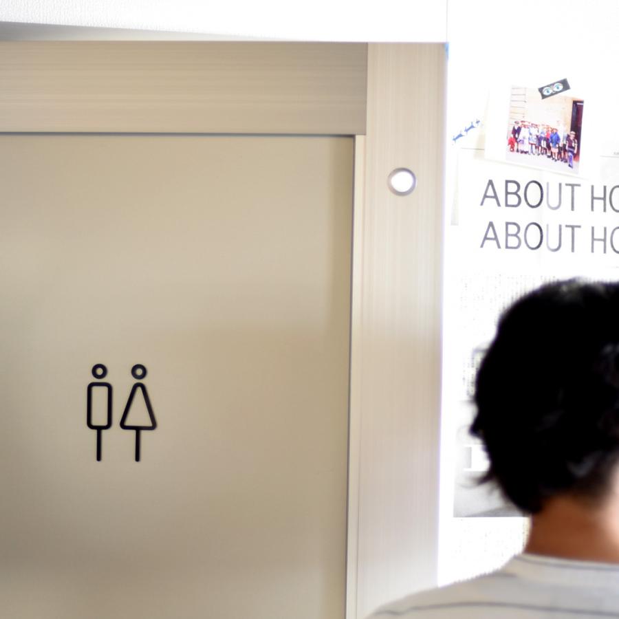 【moheim モヘイム】 SIGNS RESTROOM モヘイム レストルーム ピクトグラム トイレサイン : ShinwaShop ...