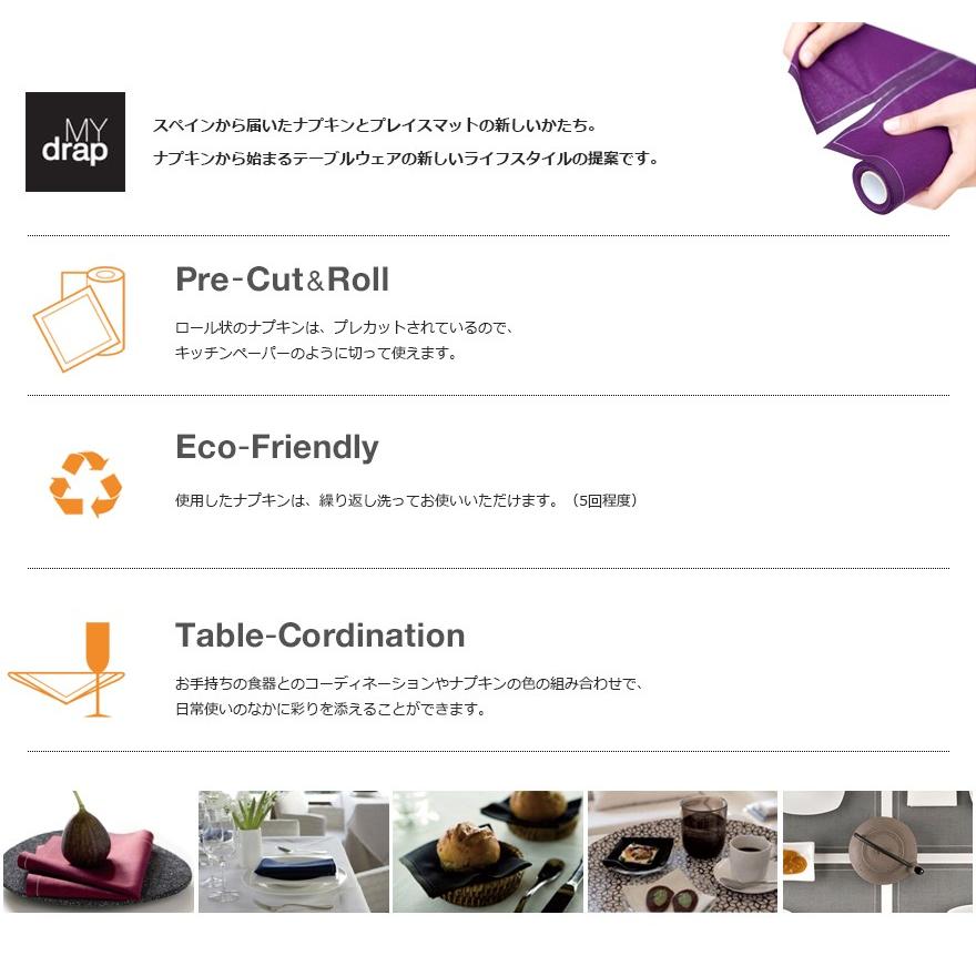 MY drap/マイドラップ ロールナプキン コットンベーシック 20×20cm 25枚 貝印/KAI/プレイスマット/テーブルウエア/キッチンペーパー : ShinwaShop - 通販 ...