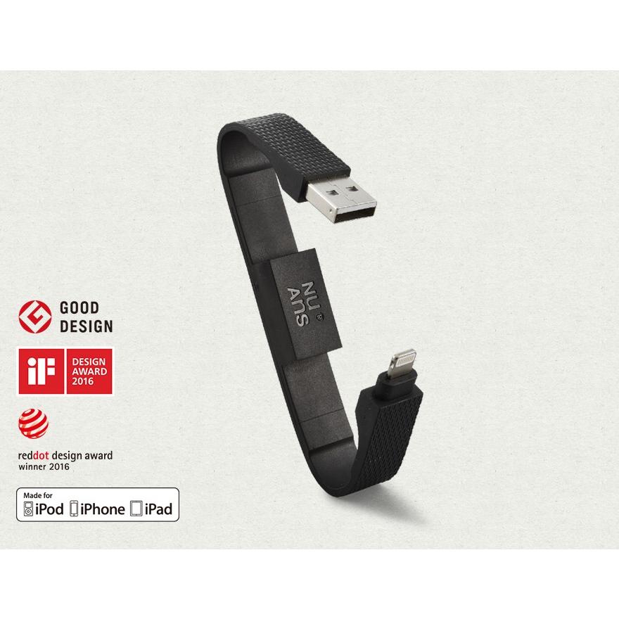 NuAns ニュアンス BANDWIRE Lightningケーブル iPhone iPad iPod 携帯用充電ケーブル 4色展開 : ShinwaShop - 通販 - Yahoo!ショッピング