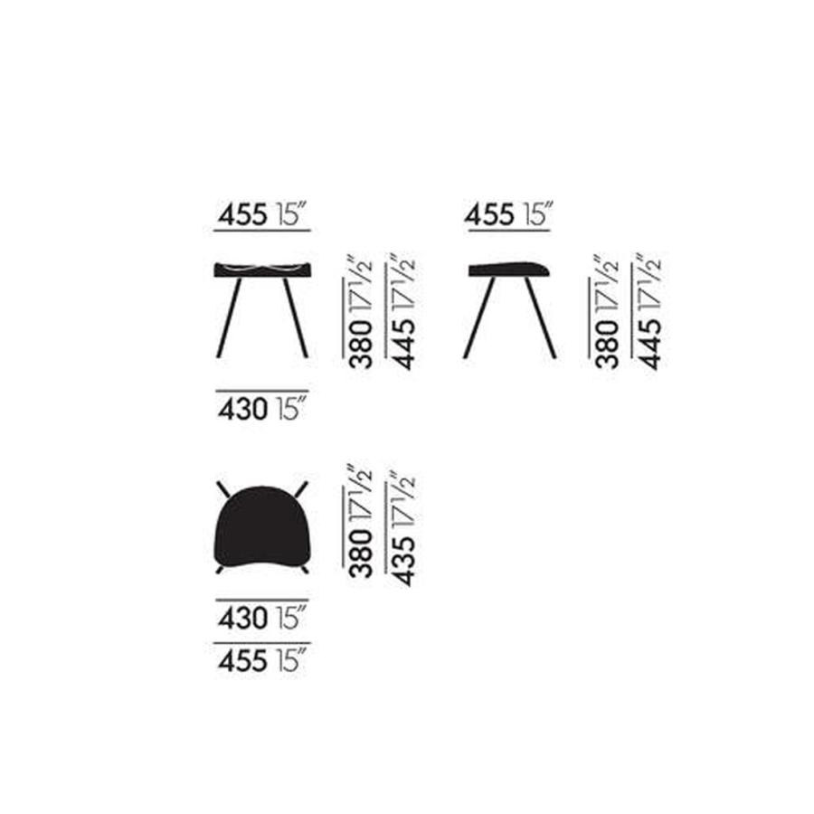 vitra ヴィトラ Tabouret N°307 タブレ Jean Prouve ジャン・ブルーヴェ スツール : ShinwaShop ...