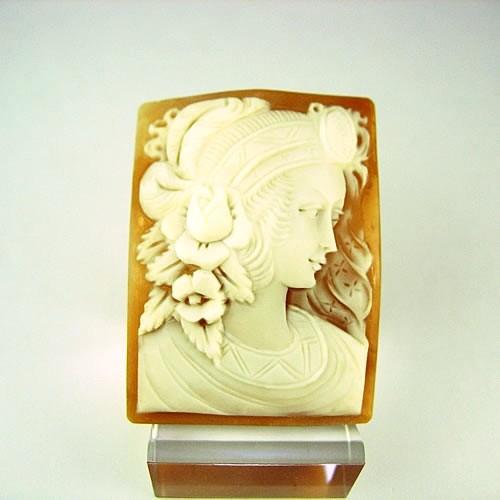 シェルカメオ 手彫り 40×30mm ジュエリールース df256 :df256:ジュエリーshinwa - 通販 - Yahoo!ショッピング