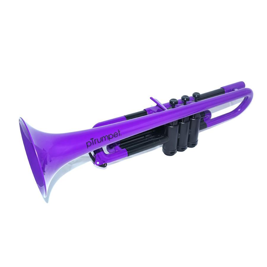 pInstruments (ピーインストゥルメンツ) プラスチック製 B♭トランペット pTrumpet (パープル) PTRUMPET1P / PURPLE【布製キャリーバッグ付き ...