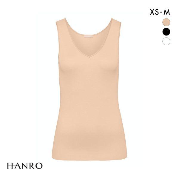 HANRO ハンロ コットン シームレス タンクトップ COTTON SEAMLESS Vネック インナー : SHIROHATO(白鳩) - 通販 - Yahoo!ショッピング