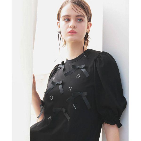 Narue ナルエー パジャマ シルケット天竺ルームリボンワンピース ルームウェア レディース 7分袖 NARUE : SHIROHATO(白鳩) - 通販 - Yahoo!ショッピング