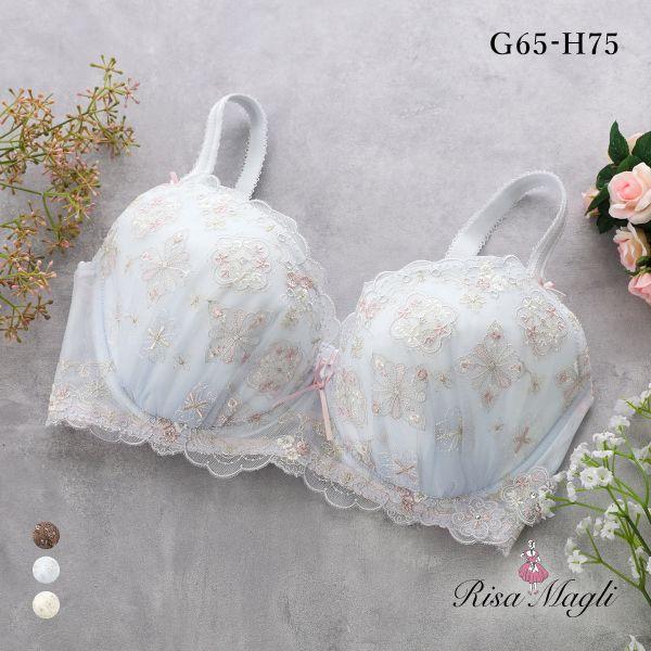 Risa Magli リサマリ キャシー ブラジャー GH 大きいサイズ : SHIROHATO(白鳩) - 通販 - Yahoo!ショッピング