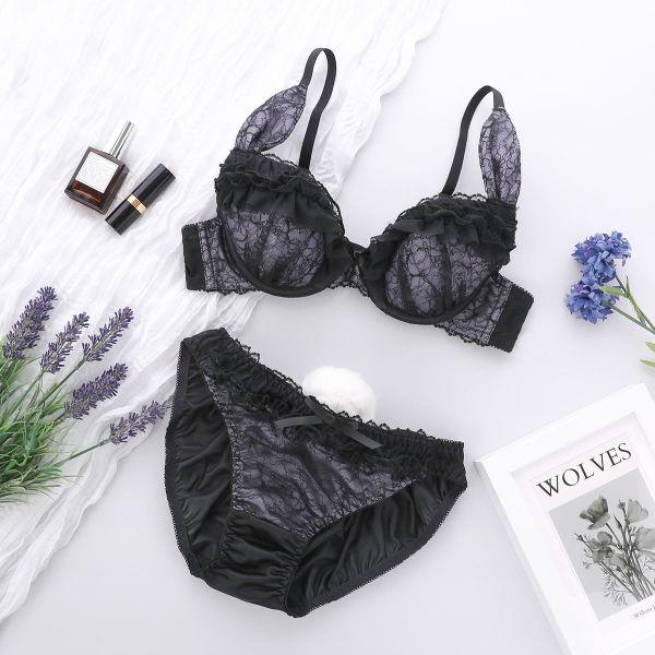 COCO Linge ココランジェ レーシーフリルバニー ブラジャー ショーツ セット : SHIROHATO(白鳩) - 通販 - Yahoo!ショッピング