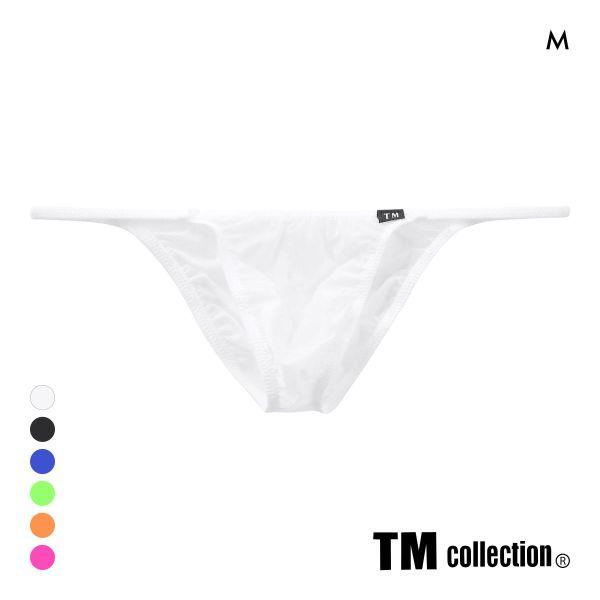 TM COLLECTION ティーエム コレクション メンズ ビキニ ClearSkin サイドストリング ハーフバック M ...
