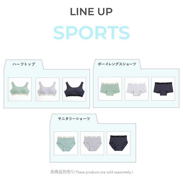 ルシアン PEACH JOHN×LECIEN ハーフトップ SPORTSタイプ スポブラ スポーツブラ LECIEN ティーン ピーチジョン PJコラボ : SHIROHATO(白鳩 ...