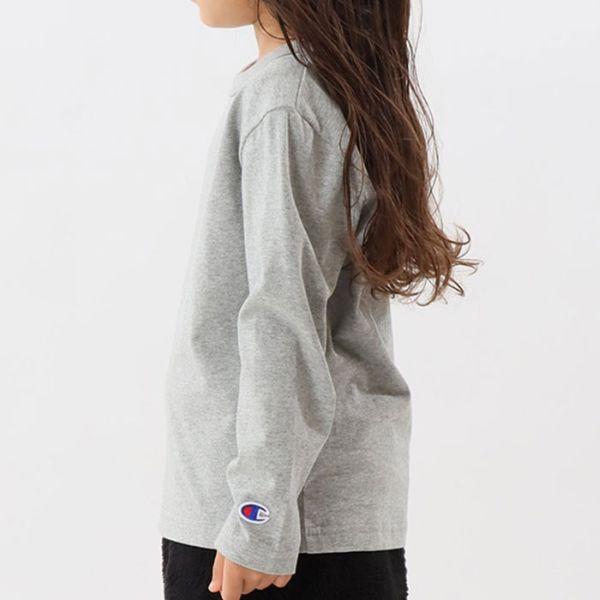 Champion チャンピオン キッズ ジュニア ロングスリーブ Tシャツ 女の子 男の子 べーシック Cロゴ CK-Y401 : SHIROHATO(白鳩) - 通販 - Yahoo!ショッピング