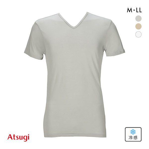ATSUGI アツギ COOL STYLE 半袖V首シャツ 接触冷感 Tシャツ インナー メンズ : SHIROHATO(白鳩) - 通販 - Yahoo!ショッピング