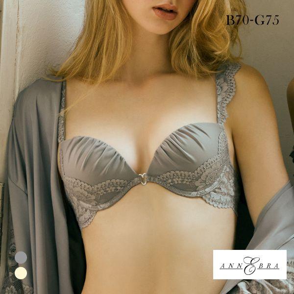 ANNEBRA（ファッション） アンブラ Cafe フリルショルダー モールドカップ ブラジャー 大きいサイズ ANNEBRA : SHIROHATO(白鳩) - 通販 - Yahoo!ショッピング