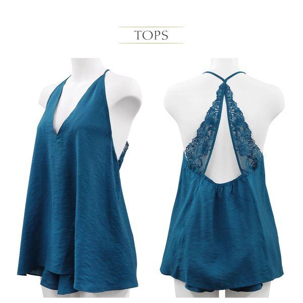 ANNEBRA（アンブラ） ANNEBRA Bow ベビードール＆ショートパンツ 上下