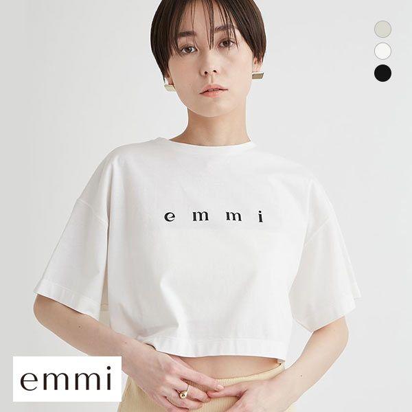 emmi エミ atelier emmi×PlaXTM emmiロゴクロップドTシャツ : SHIROHATO(白鳩) - 通販 - Yahoo!ショッピング