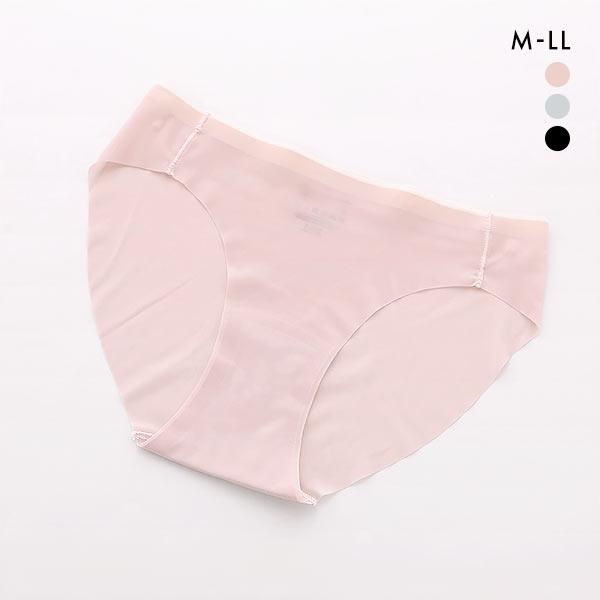 SHIROHATO サンエイ SANEI なめらかFit レイヤード風 超薄ショーツ スタンダード M L LL ノーマル まるで素肌 シームレス 敏感肌 ひびきにくい 単品 ...