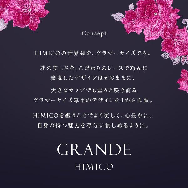 HIMICO GRANDE 001 ブラジャー 大きいサイズ GHI 65-85 Rosa attraente 単品 グラマーサイズ :C2222HMG001BR:SHIROHATO(白鳩 ...
