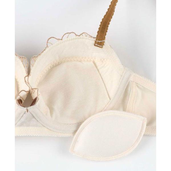 AMPHI(ワコール) アンフィ ブラ＆ショーツセット まる胸メイク 谷間 大花 ABCDE ブラジャー ショーツ セット 大きいサイズ AMPHI BCC231 : SHIROHATO(白鳩 ...