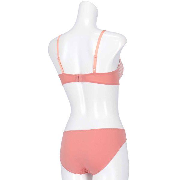 AMPHI(ワコール) アンフィ ブラ＆ショーツセット まる胸メイク 刺繍 プリントレース ABCDE ブラジャー ショーツ セット 大きいサイズ AMPHI BCC244 ...