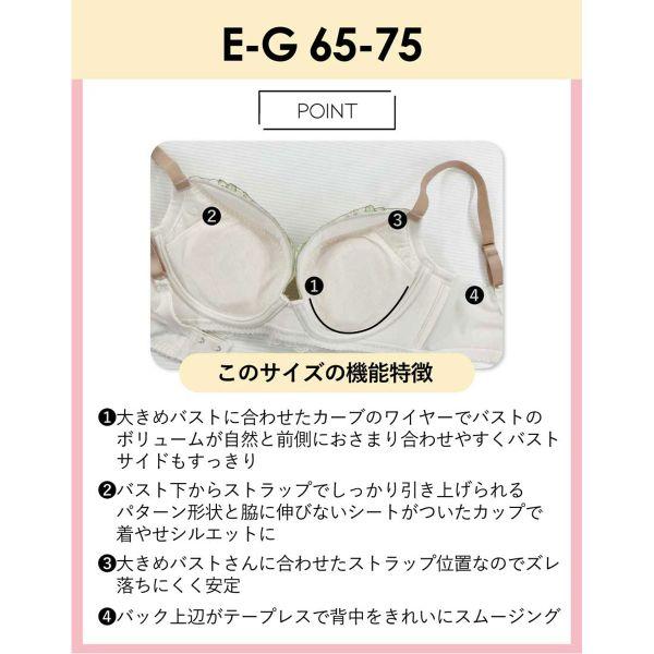 AMPHI(ワコール) アンフィ スタイリストフォーユー ブラジャー 3/4カップ BOG301 EFG 大きいサイズ AMPHI stylist 4U : SHIROHATO(白鳩 ...