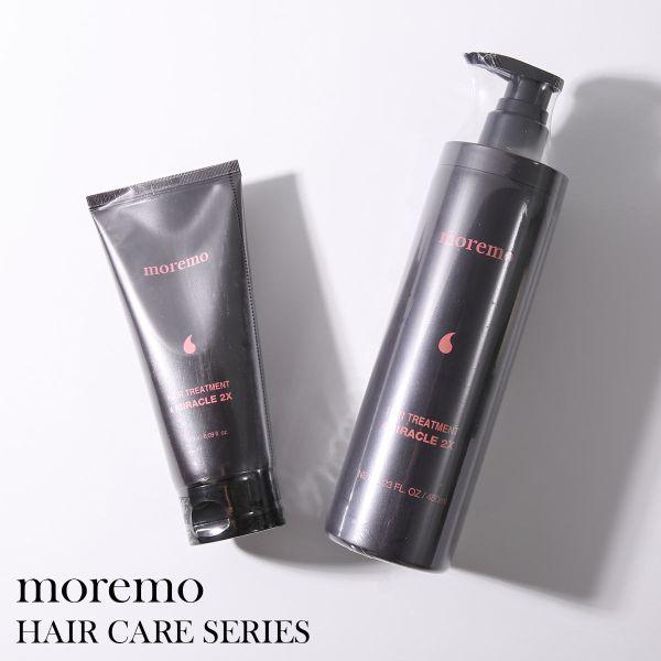 moremo モレモ ヘアトリートメント ミラクル2X 180ml 枝毛 切れ毛 洗い流すトリートメント 国内発送 HAIR TREATMENT MIRACLE 2X : SHIROHATO ...
