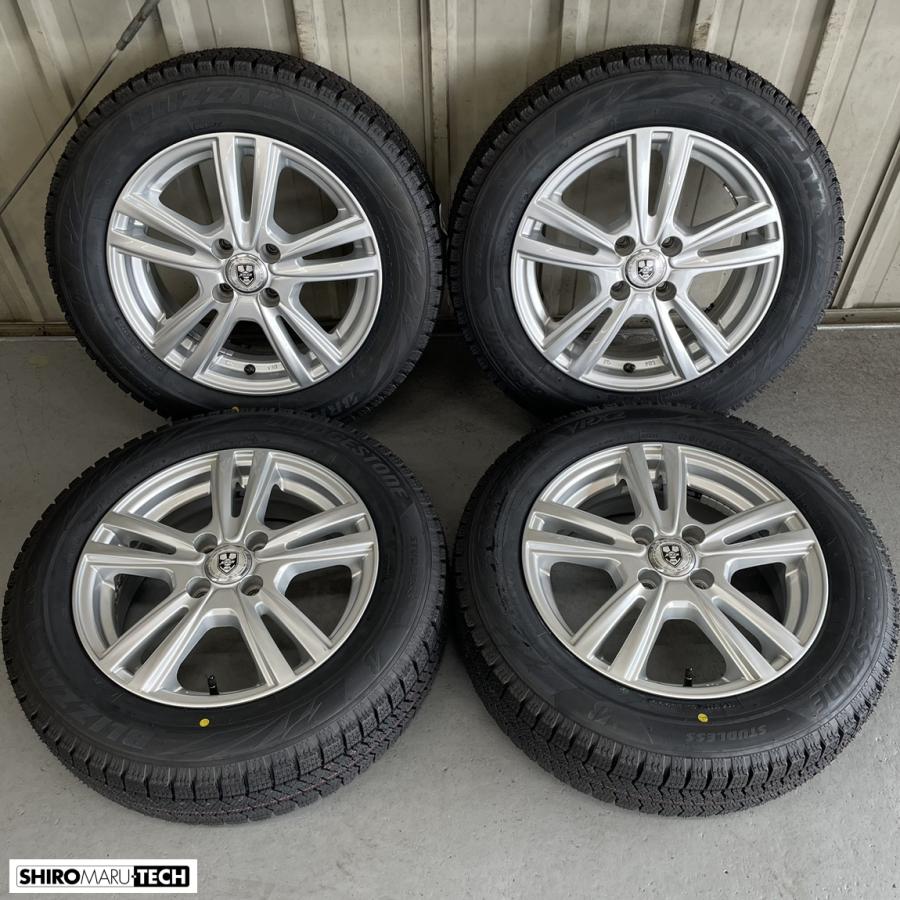 新品タイヤ 175/65R15 84Q BRIDGESTONE BLIZZAK VRX2 中古ホイール 15インチ 5.5J +38 4H 100 スタッドレス タイヤ タイヤホイールセット ...