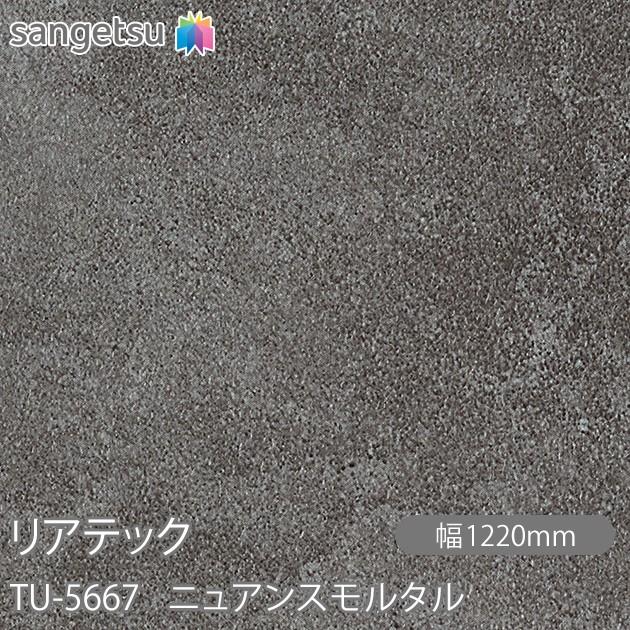 サンゲツ（SANGETSU） REATEC リアテック TU-5667 ニュアンスモルタル W1220mm×1m単位切売 TU5667 壁紙 ...