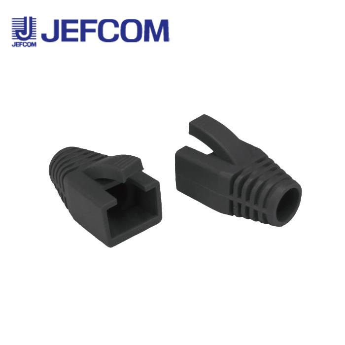 JEFCOM（ジェフコム） MJC-873BK クリップ付モジュラープラグカバー 黒 25個入【取寄商品】 : 資材まーけっと - 通販 - Yahoo!ショッピング