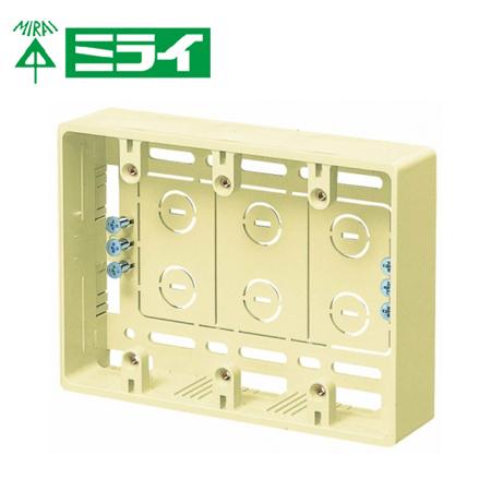 未来工業 MSB-3C モール用スイッチボックス【取寄商品】 : 資材まーけっと - 通販 - Yahoo!ショッピング