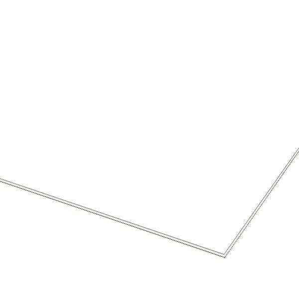 アルポリック/fr 建築用外装パネル(405/fr) M9010-G30 ホワイト(J373) 厚み4mm 1270×2489mm (4X8 ...