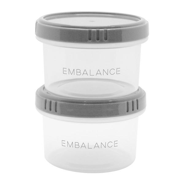 EMBALANCE エンバランス ラウンドコンテナ（丸・浅型）保存容器（XSサイズ（130ml）2個セット） ウィルマックス : PURE・HEART 自然館 - 通販 - Yahoo!ショッピング