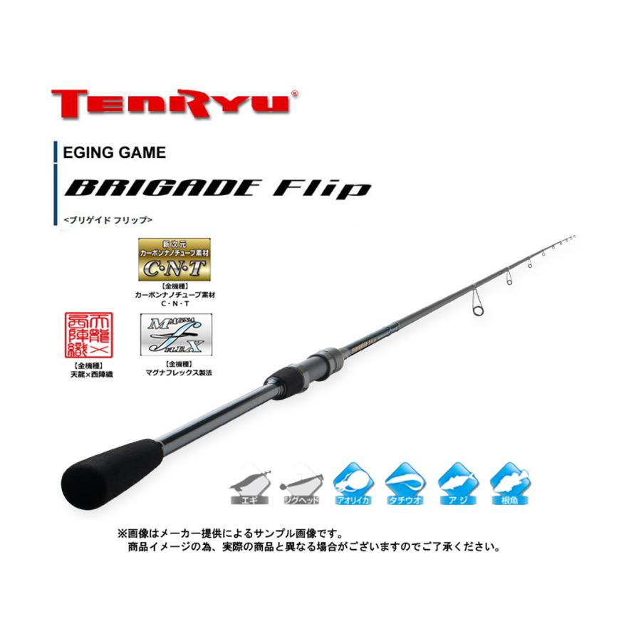 TENRYU 天龍(TENRYU) BRIGADE Flip(ブリゲイド フリップ) BGF852S-M (エギングロッド)(センターカット2 ...