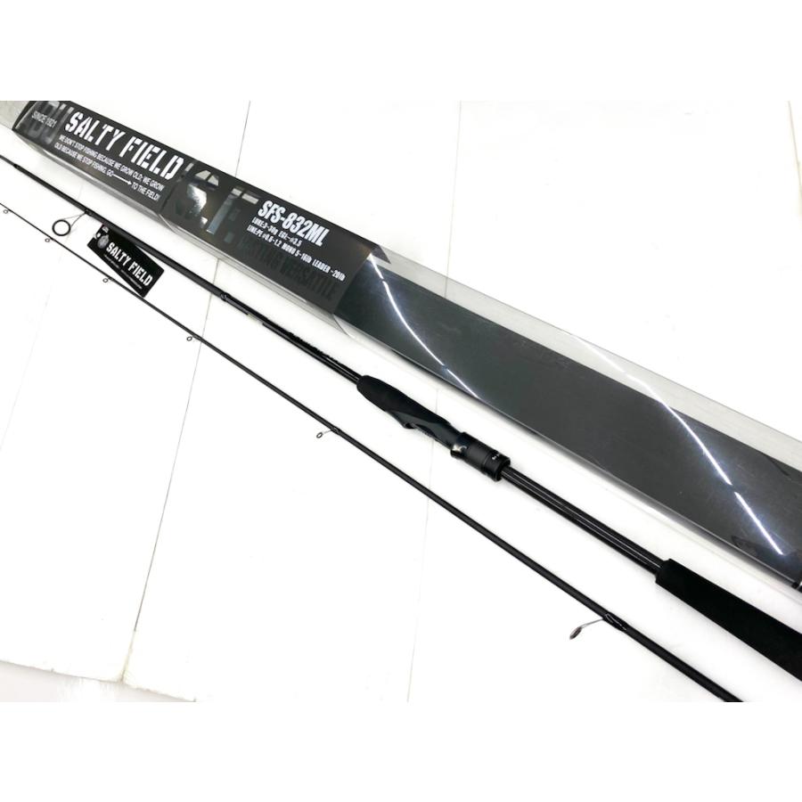 Abu Garcia AbuGarcia(アブガルシア) '22 SALTYFIELD(ソルティーフィールド) SFS-832ML (エギング・シーバス・青物・タチウオ)(スピニング・2ピース ...