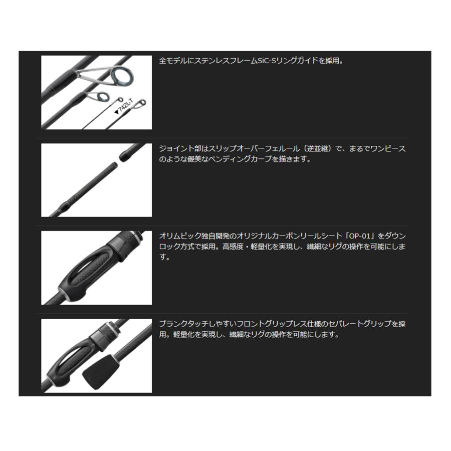 オリムピック OLYMPIC(オリムピック) '23 Graphiteleader CORTO UX(グラファイトリーダー コルト UX) 23GCORUS-7102ML-HS (アジング ...