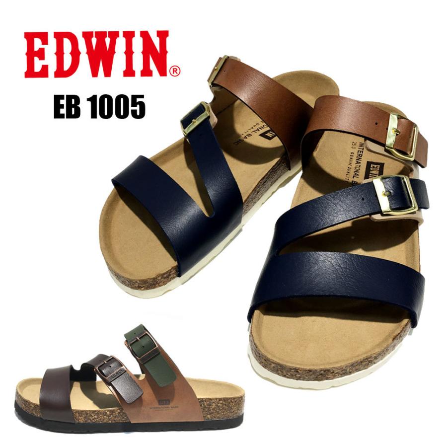 EDWIN エドウィン フットベット サンダル カジュアル アウトドア レジャー メンズ EB1005 : OnStep - 通販 - Yahoo!ショッピング