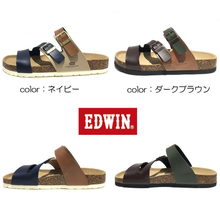 EDWIN エドウィン フットベット サンダル カジュアル アウトドア レジャー メンズ EB1005 : OnStep - 通販 - Yahoo!ショッピング